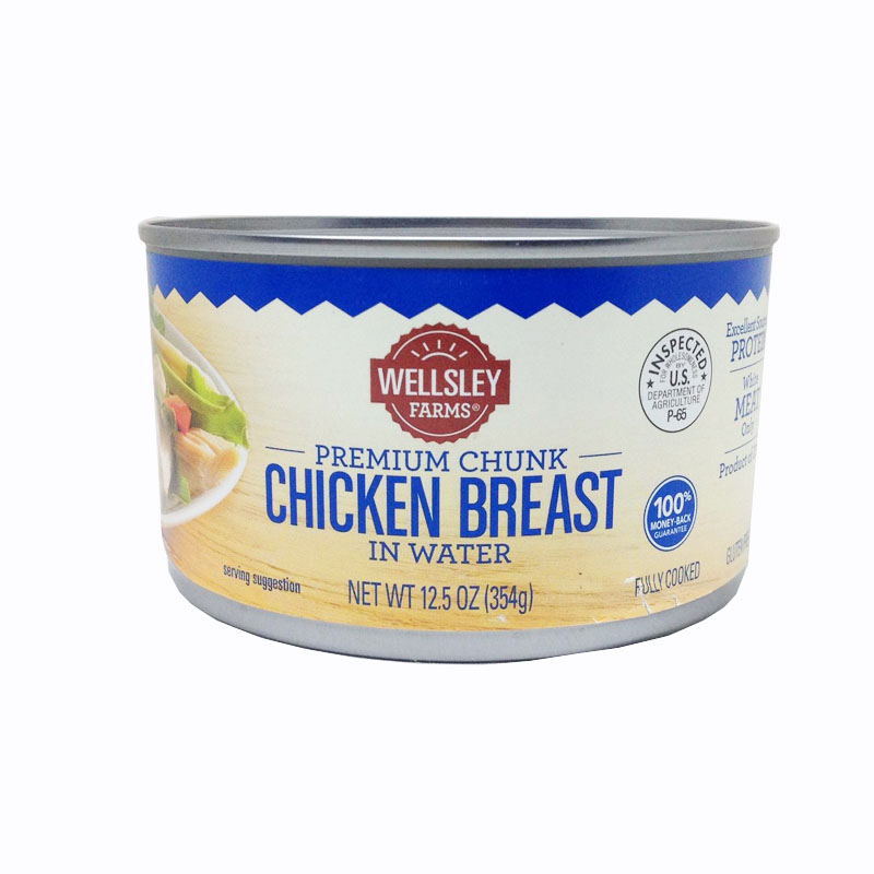 POLLO WELLSLEY FARMS ENLATADO EN AGUA CHICKEN BREAST 354 GR | Bodegón ...