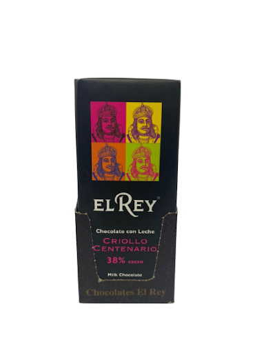 CHOCOLATE EL REY CRIOLLO CENTENARIO 38% CACAO 80 GR | Bodegón Actual