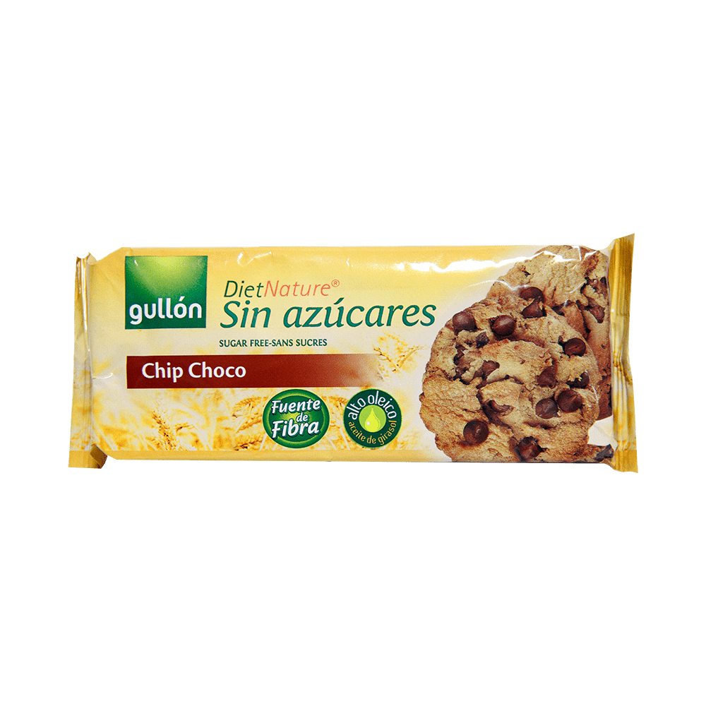 GALLETA GULLON CHIP CHOCO ZERO 125 GR | Bodegón Actual