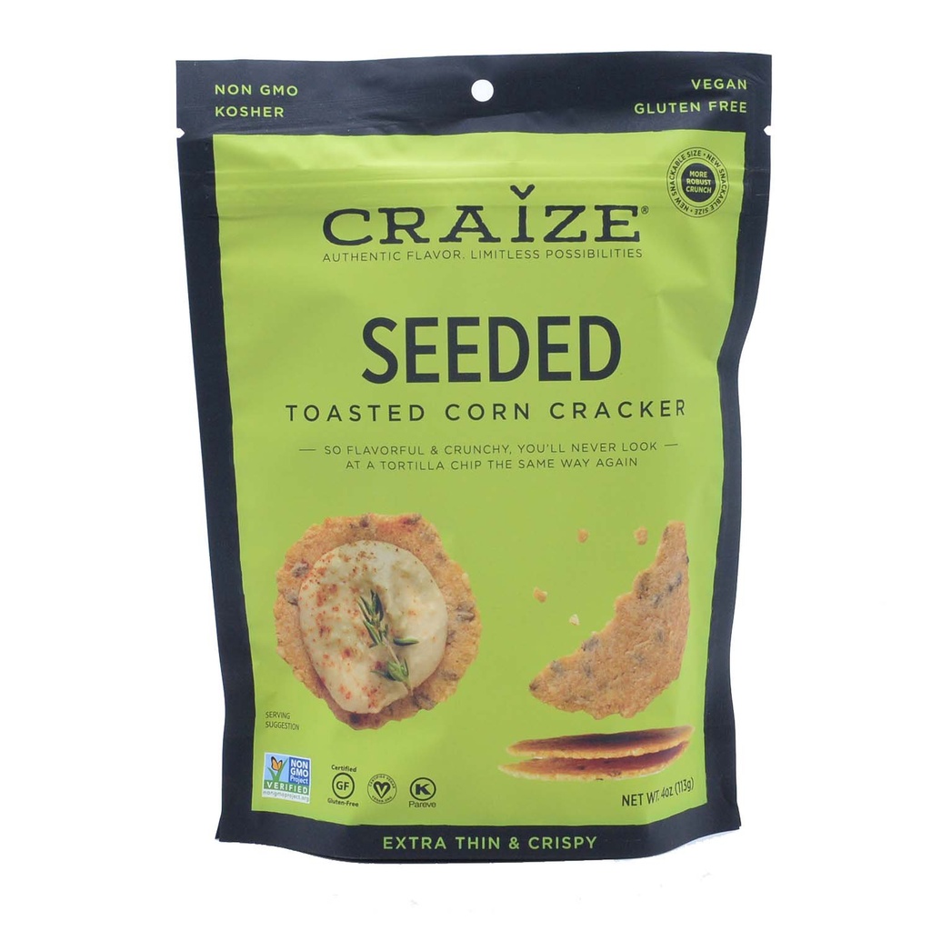 GALLETA CRAIZE TOASTED CORN CRACKER 113 GR | Bodegón Actual