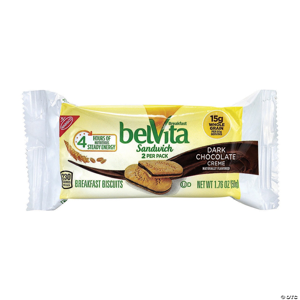 GALLETA NABISCO BELVITA SANDWICH CHOCOLATE 50 GR | Bodegón Actual