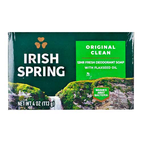 JABON EN BARRA IRISH SPRING ORIGINAL 113 GR (UNIDAD) | Bodegón Actual