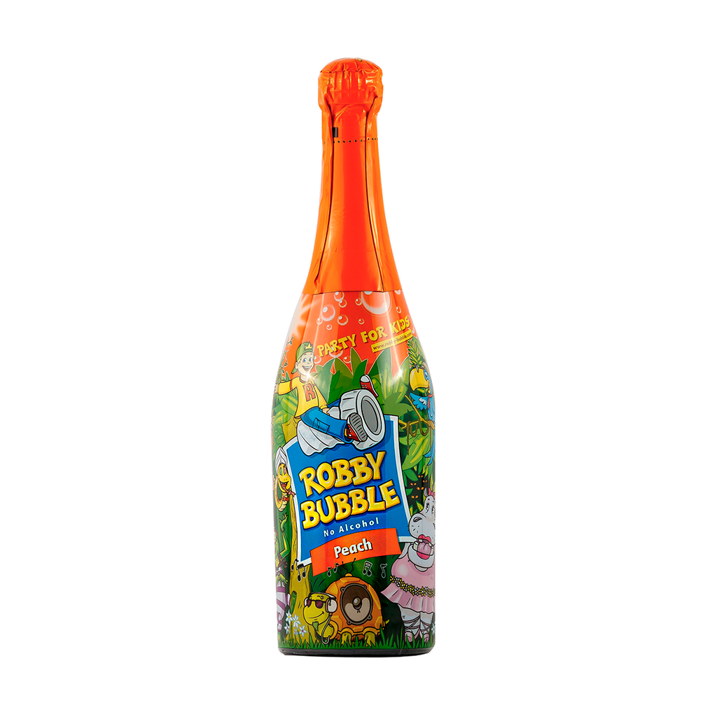 BEBIDA ROBBY BUBBLE NO ALCOHOL PEACH 750ML | Bodegón Actual