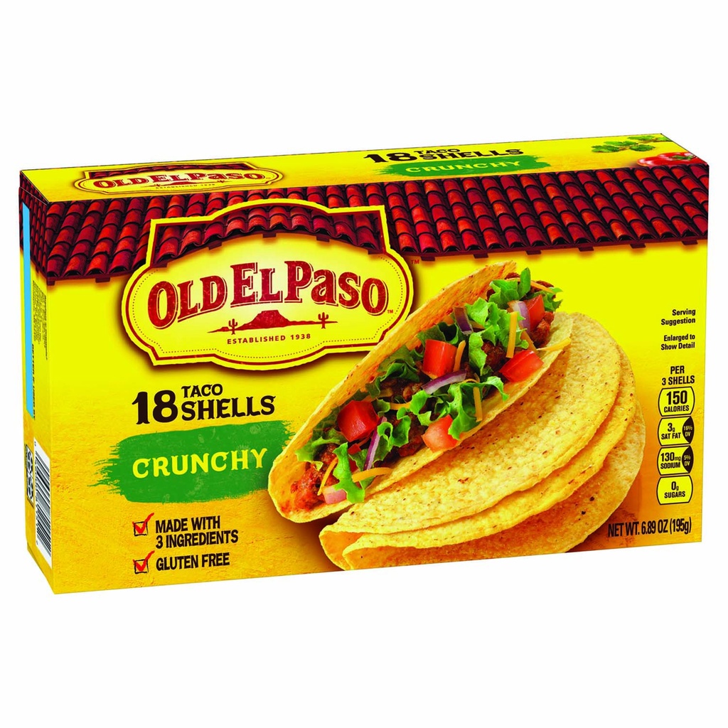 TORTILLAS OLD EL PASO CRUNCHY | Bodegón Actual