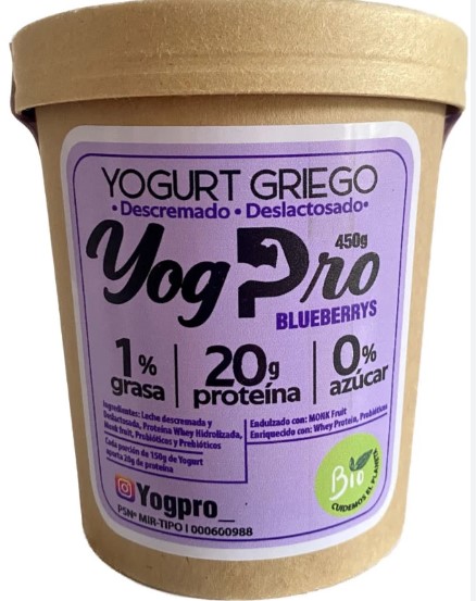 YOGURT YOG PRO GRIEGO BLUEBERRY 500 GR | Bodegón Actual