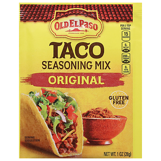 SAZONADOR DE TACOS OLD EL PASO ORIGINAL 283 GR | Bodegón Actual